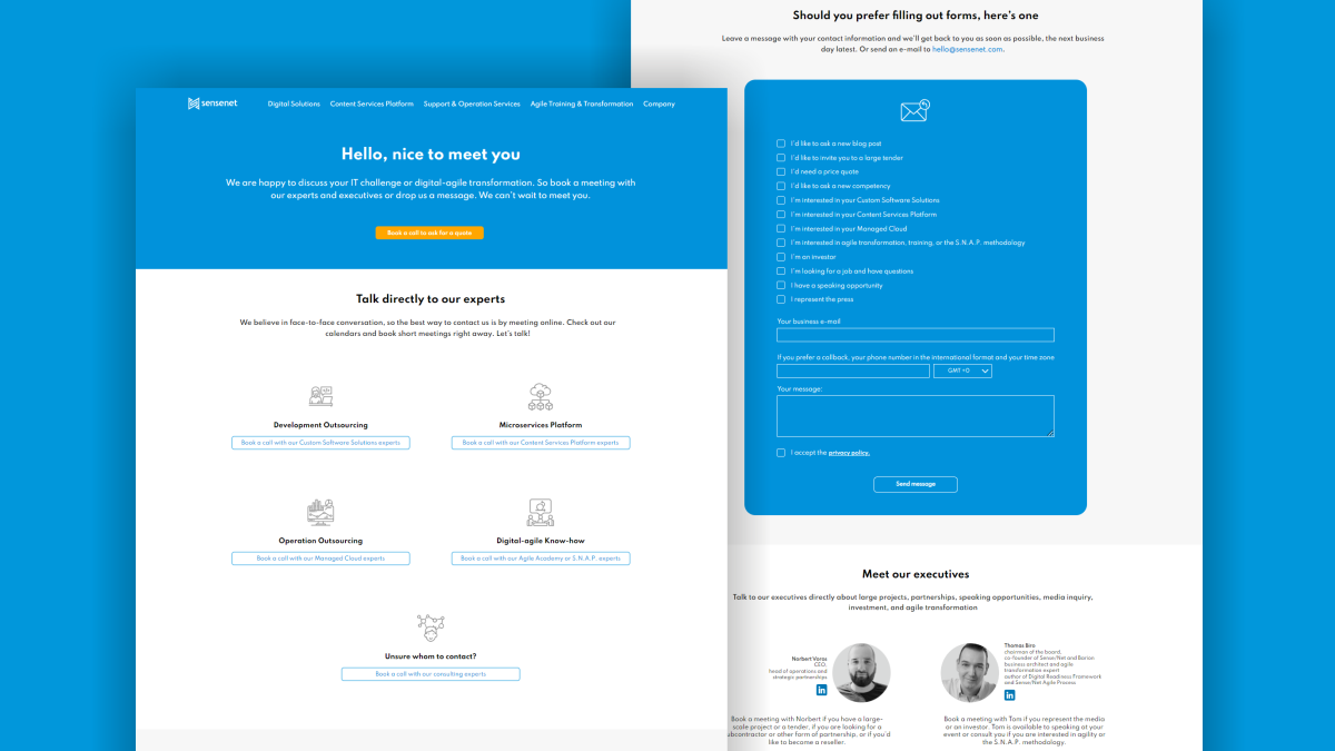 Contact Us - Sense/Net
